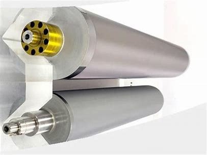 HRC62 Corrugated Anilox Roller Trihelcal Cell Shape Printing Anilox Coater